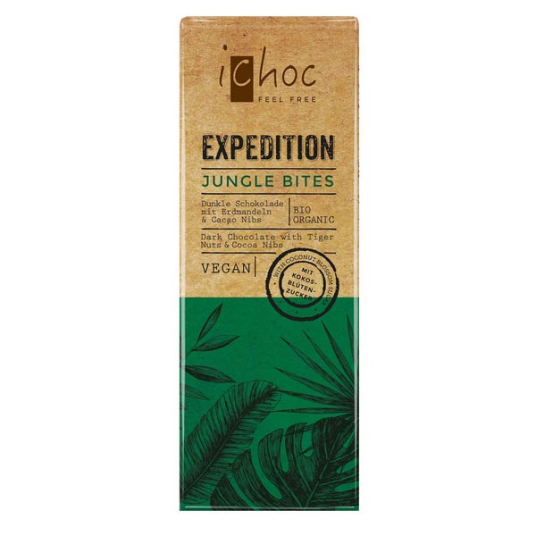 Ichoc Jungle bites vegan sjokolade